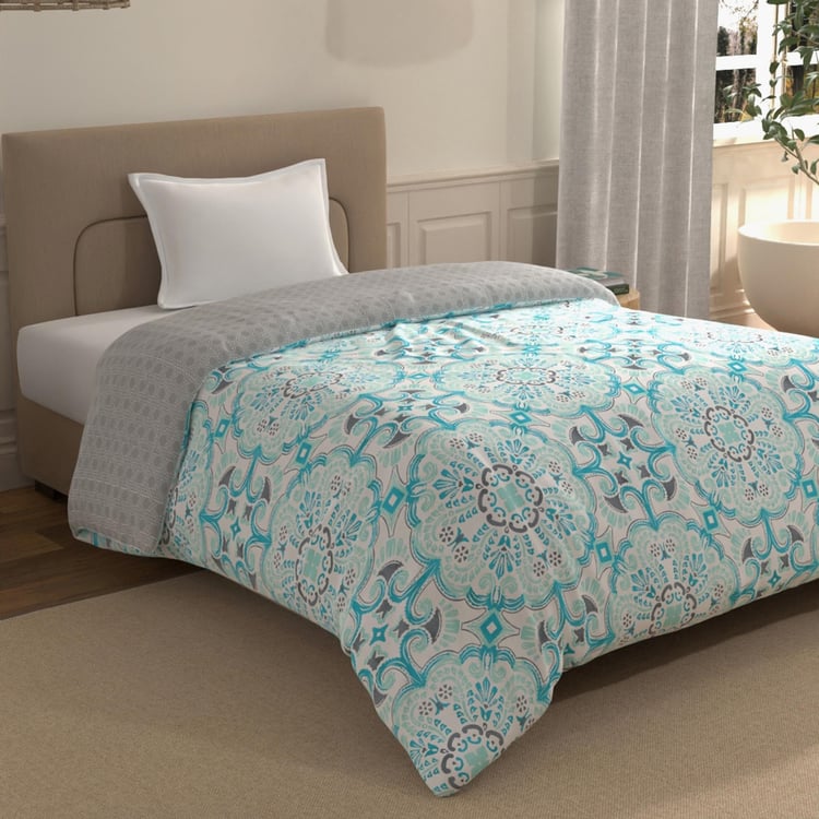 Buy PORTICO Morning Glory Cotton Printed Single Comforter from Portico ...