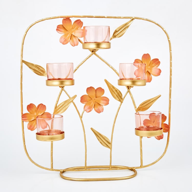 Buy Moksha Glass Multi T-Light Holder from Home Centre at just INR 1499.0