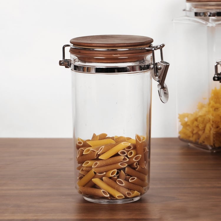 Buy Palestine Solid Jars - Acrylic/Wood -1100ml -Canister 13 cm L x 13 ...