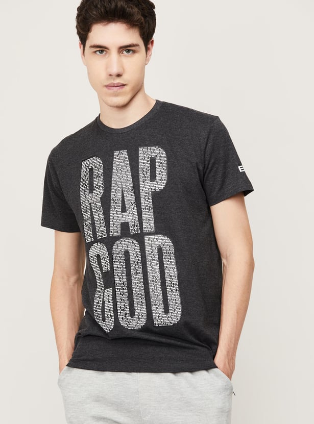 Buy FREE AUTHORITY Men Eminem Printed Crew Neck T-shirt from Free ...