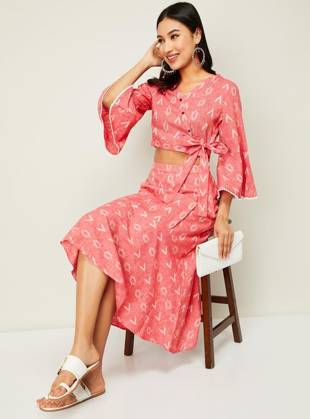 Buy Global Desi Women Printed Co Ord Set From Global Desi At Just Inr