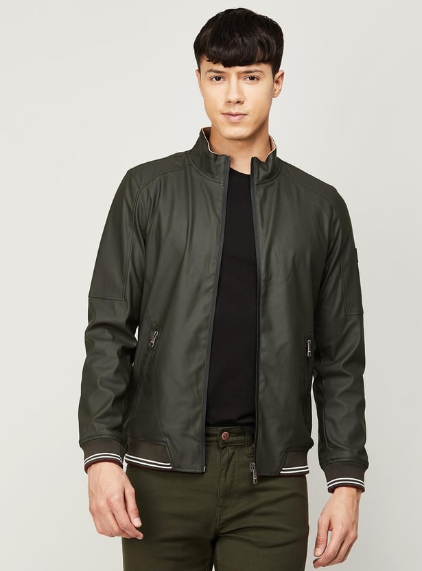 Buy ARROW SPORTS Solid Zip Closure Reversible Jacket from Arrow Sport ...