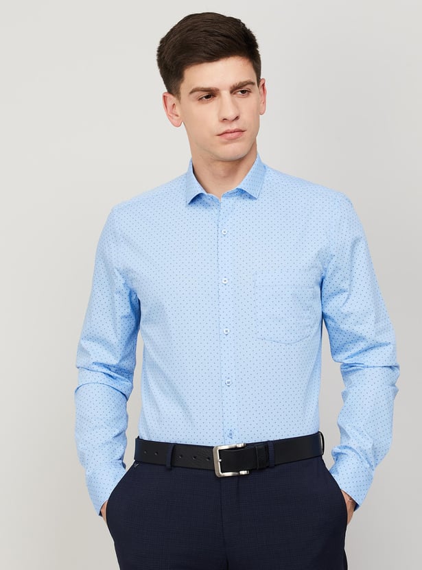 Buy CODE Men Printed Slim Fit Formal Shirt from CODE at just INR 1299.0