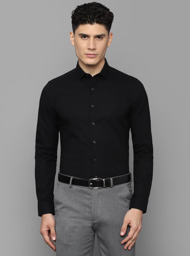 Buy LOUIS PHILIPPE Men Solid Super Slim Fit Formal Shirt from Louis ...