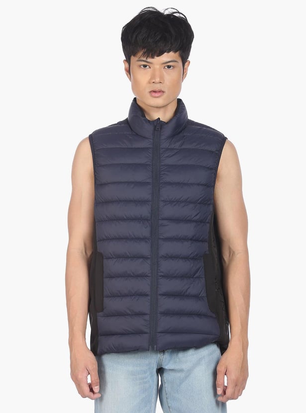 Buy ARROW SPORT Men Sleeveless Quilted Jacket from Arrow Sport at just ...