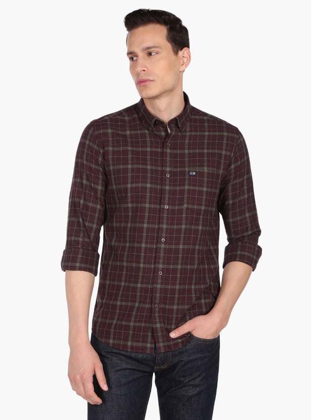 Buy ARROW SPORTS Checked Slim Fit Casual Shirt from Arrow Sport at just ...