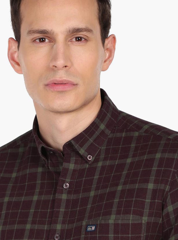Buy ARROW SPORTS Checked Slim Fit Casual Shirt from Arrow Sport at just ...