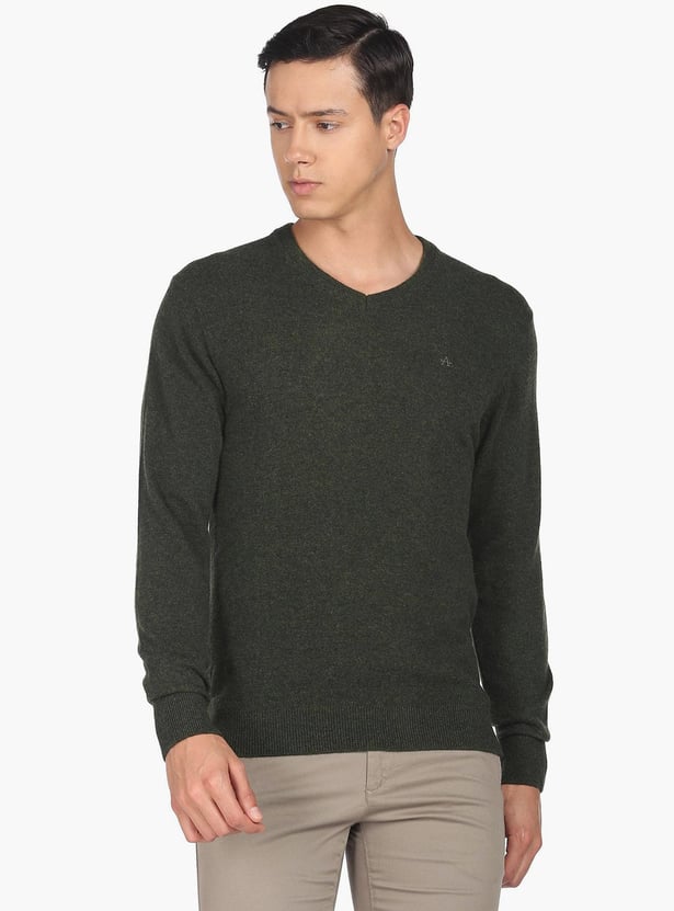 Buy ARROW SPORT Men Solid Regular Fit Sweater from Arrow Sport at just ...