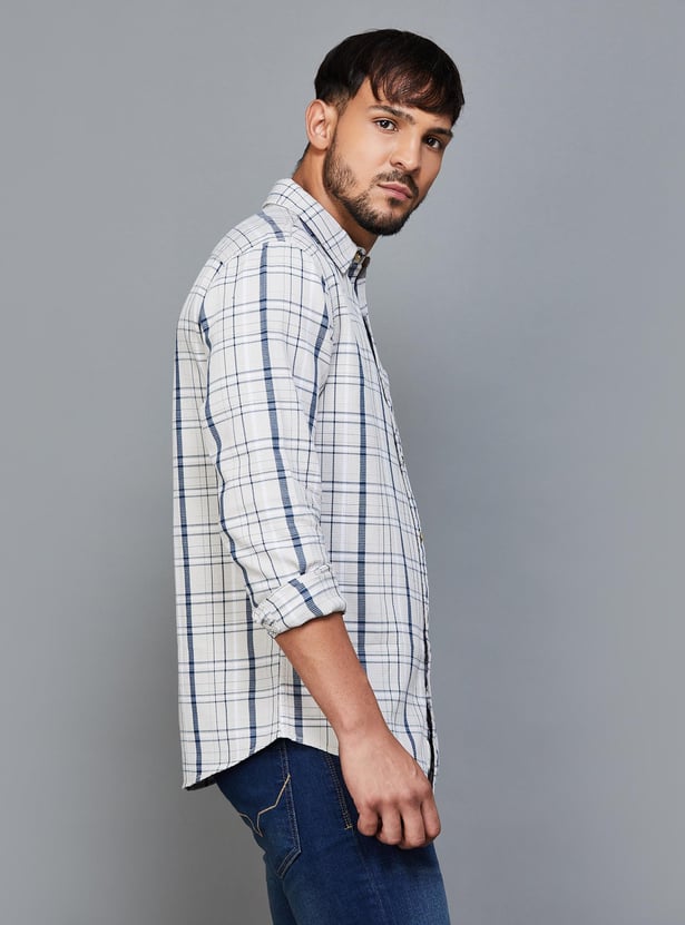 Buy FORCA Men Checked Regular Fit Casual Shirt from Forca at just INR ...