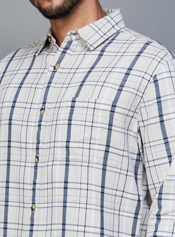 Buy FORCA Men Checked Regular Fit Casual Shirt from Forca at just INR ...