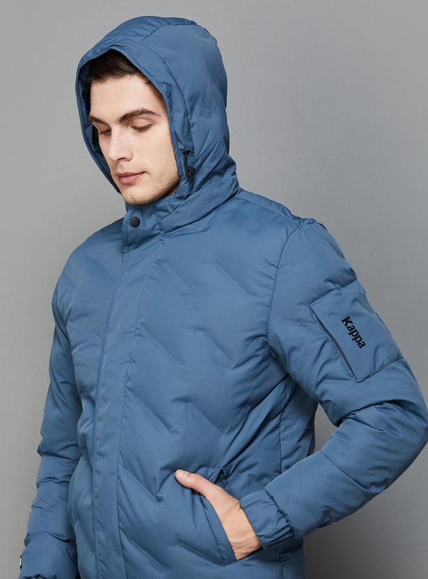 Buy KAPPA Men Solid Padded Jacket from Kappa at just INR 5999.0