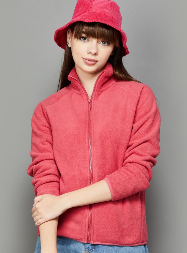Buy FAME FOREVER Women Solid Casual Jacket from Fame Forever at just ...
