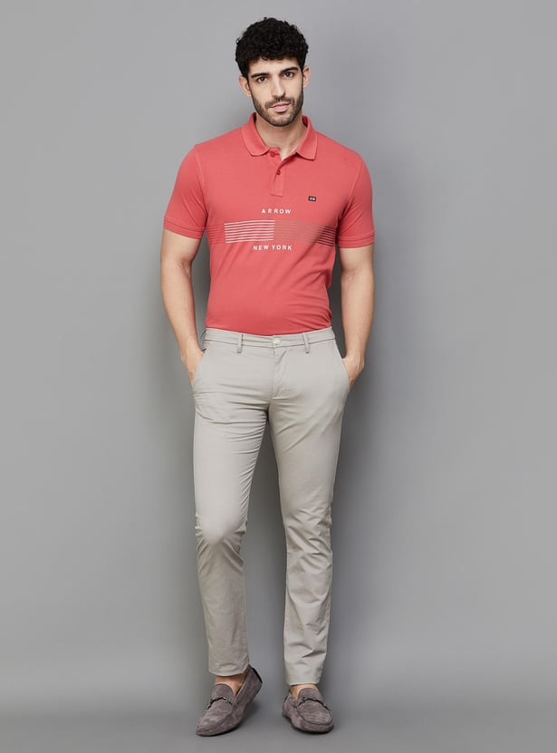 Buy ARROW SPORT Men Stripe Regular Fit Polo T-shirt from Arrow Sport at ...