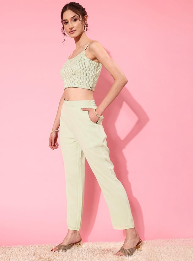 Buy LIBAS Women Embellished Co-Ord Set from Libas at just INR 3699.0