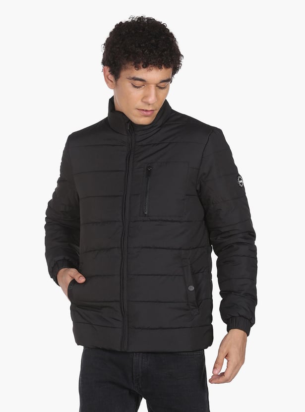 Buy FLYING MACHINE Men Solid Quilted Jacket from Flying Machine at just ...