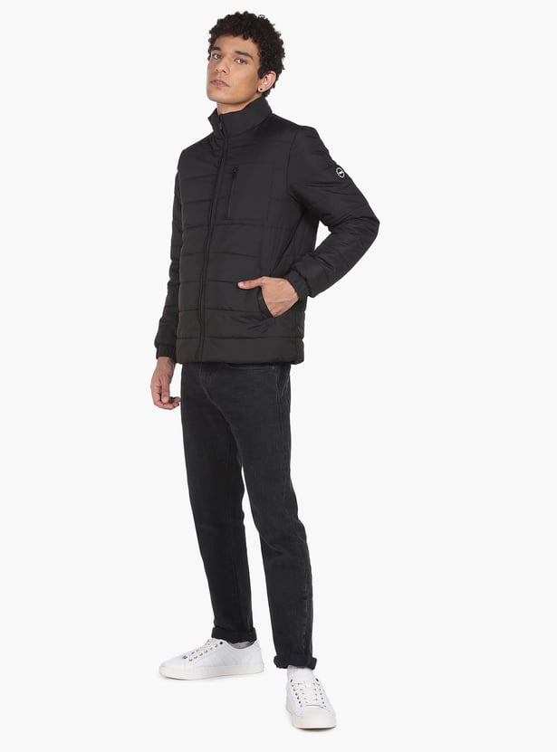 Buy FLYING MACHINE Men Solid Quilted Jacket from Flying Machine at just ...