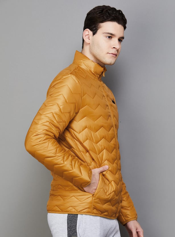 Buy PUMA Men Solid Quilted Jacket from PUMA at just INR 8999.0