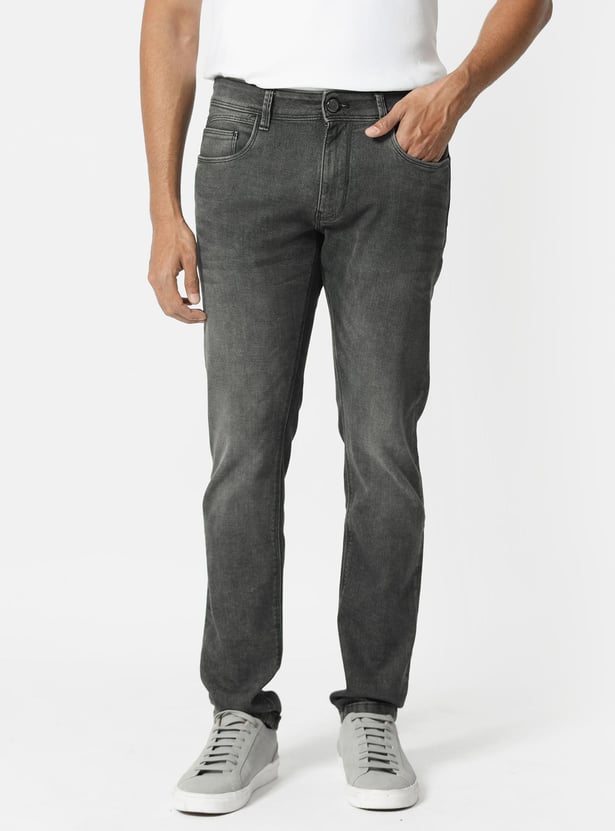 Buy RARE RABBIT Men Stonewashed Slim Tapered Jeans from Rare Rabbit at ...