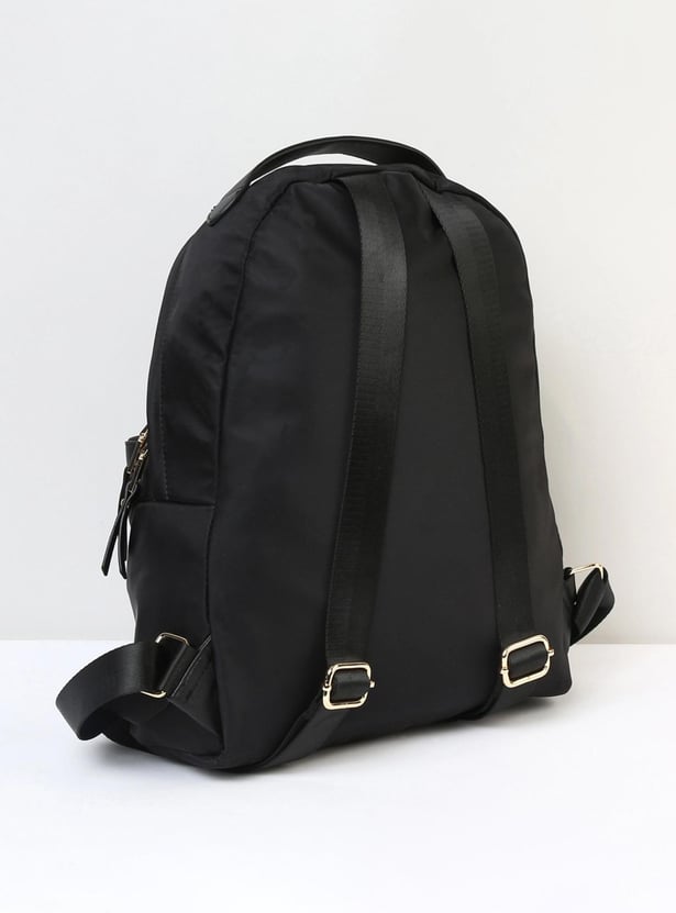 Buy Women Solid Zip-Closure Backpack Online at just Rs. 1799.0 ...