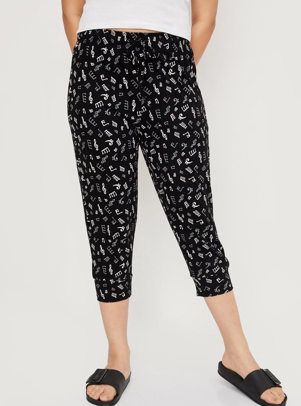 Buy Women Printed Elasticated Capris Online at just Rs. 449.0 ...