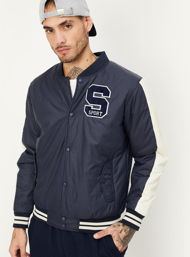 Buy Men Sports Varsity Jacket Online at just Rs. 1999.0 - 1000011623376 ...