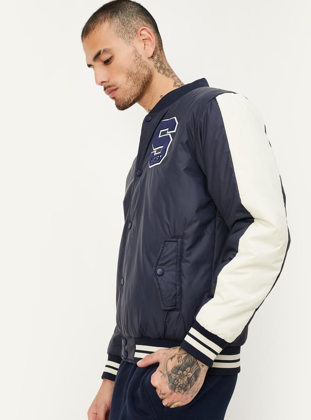 Buy Men Sports Varsity Jacket Online at just Rs. 1999.0 - 1000011623376 ...