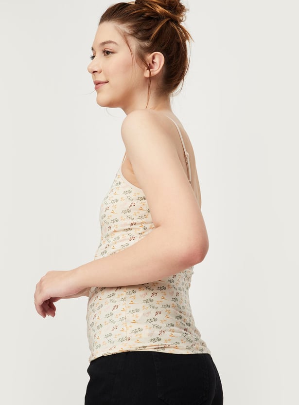 Buy Women Printed Camisole with Inner Support Online at just Rs. 399.0 ...