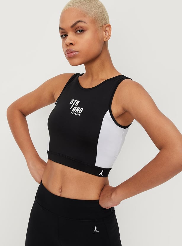 Buy Women Colourblocked Sports Bra Online at just Rs. 499.0 ...