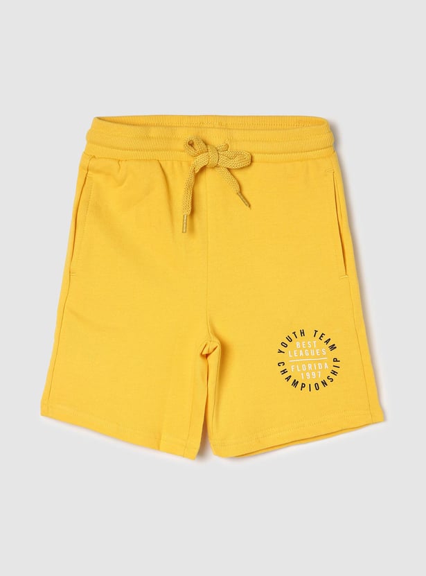Buy Boys Printed Drawstring Shorts Online at just Rs. 399.0 ...
