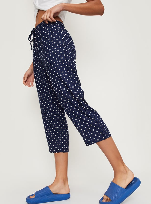 Buy Women Printed Woven Capris Online at just Rs. 549.0 - 1000012381919 ...