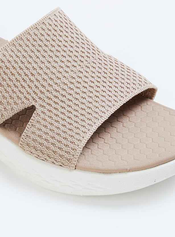 Buy Women Knit Strap Slide Sandals Online at just Rs. 899.0 ...