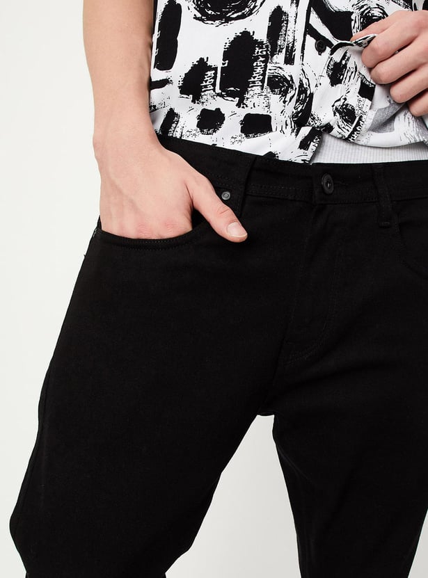 Buy Men Slim Fit Solid Jeans Online at just Rs. 999.0 - 1000012571436 ...