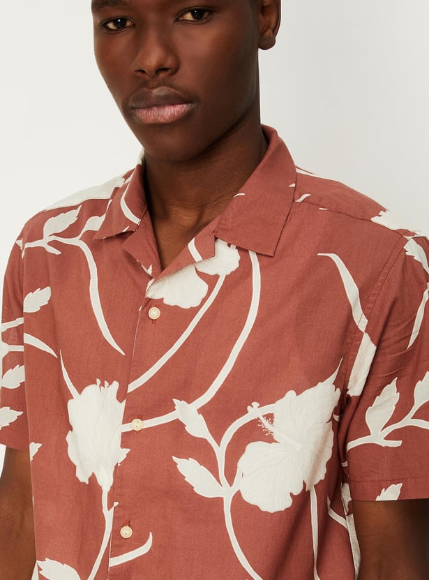 Buy Men Printed Resort Collar Shirt Online at just Rs. 899.0 ...