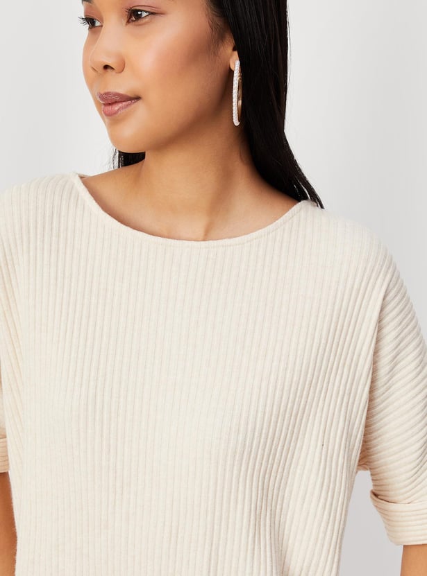 Buy Women Striped Extended Sleeve Top Online at just Rs. 799.0 ...