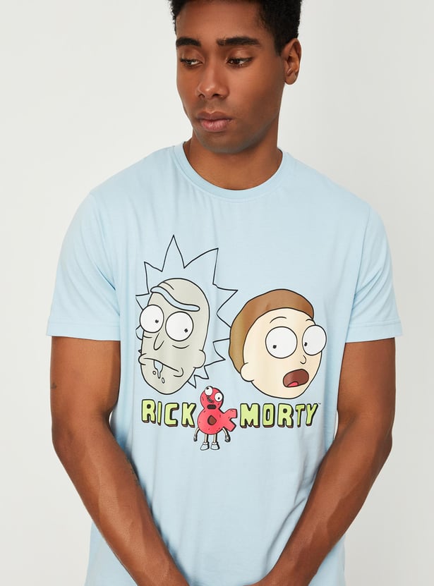 Buy Men Slim Fit Rick & Morty T-shirt Online at just Rs. 499.0 ...
