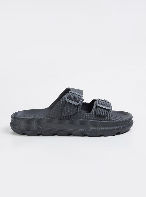 Buy Men Double Strap Sliders Online at just Rs. 399.0 - 1000012808693 ...