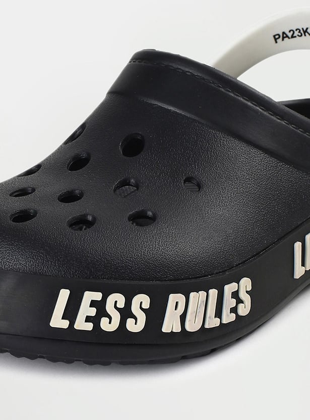 Buy Boys Ankle Strap Clogs with Decorative Foxing Online at just Rs ...