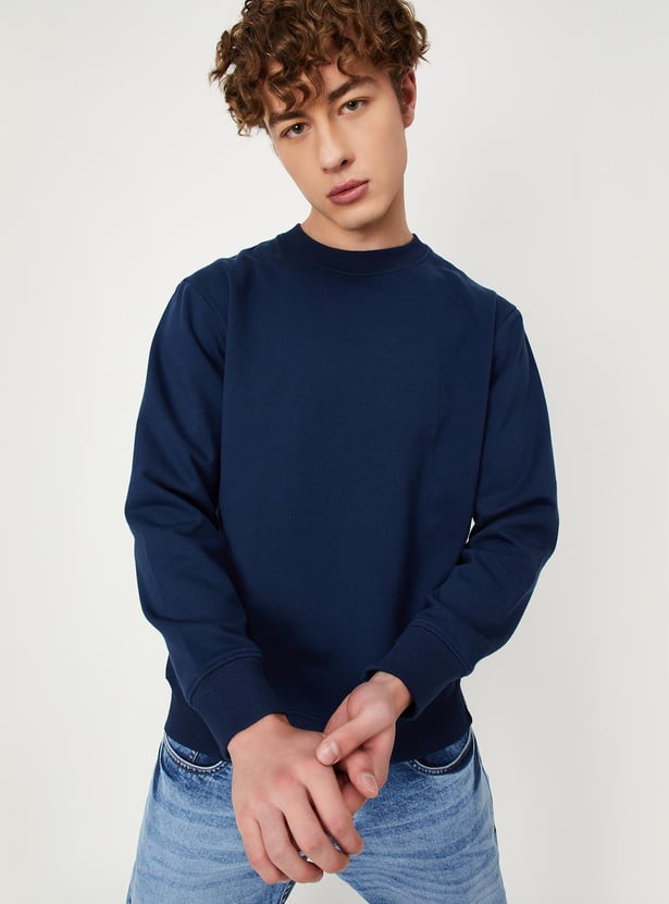 Buy Men Slim Fit Solid Sweatshirt Online at just Rs. 699.0 ...