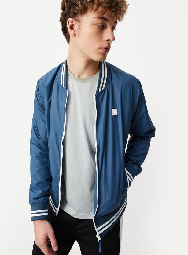 Buy Men Solid Varsity Jacket Online at just Rs. 1699.0 - 1000012902655 | Max Fashion