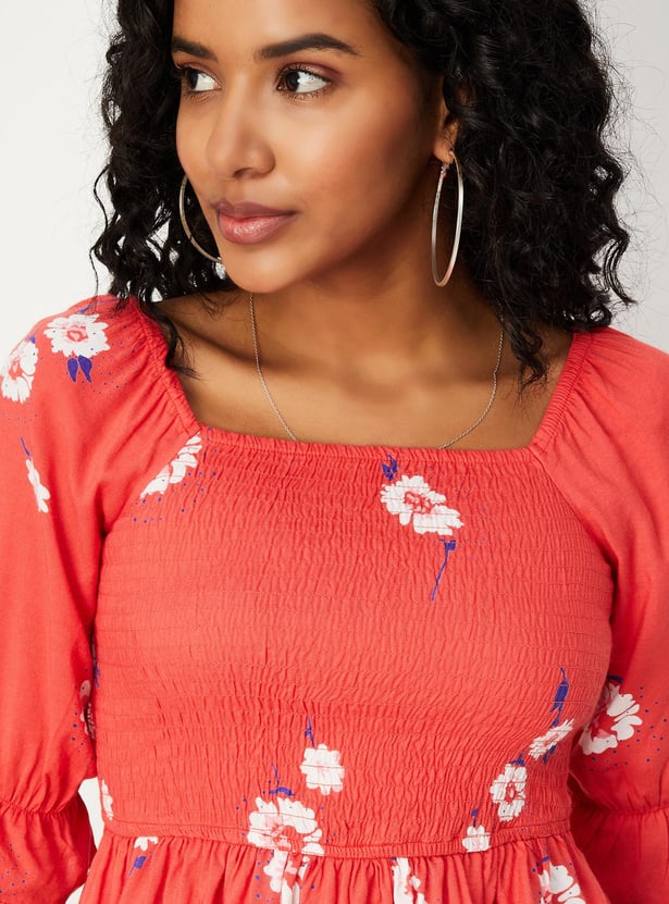 Buy Women Floral Printed Peplum Top Online at just Rs. 599.0 ...