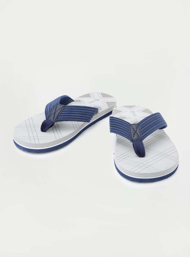 Buy Men Colourblocked V-Strap Slippers Online at just Rs. 199.0 ...